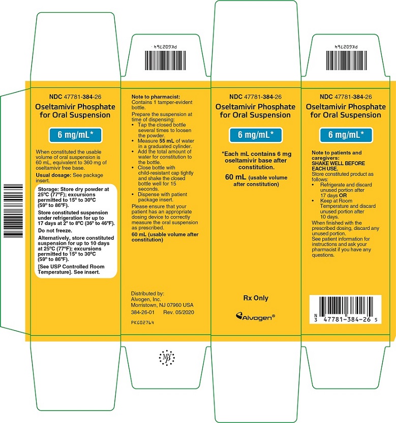 Rx Item-Oseltamivir Phosphate 6MG-ML 60 ML Suspension by Alv