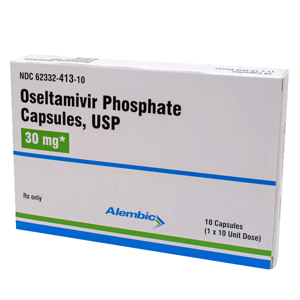 Rx Item-Oseltamivir 30MG 10 Cap by Alembic Pharma USA Gen Tamiflu