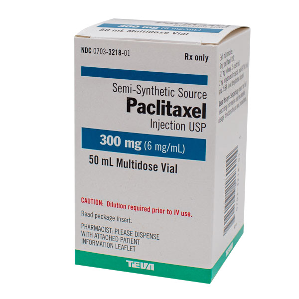 Rx Item-Paclitaxel 300MG 50 ML Multi Dose Vial by Teva Pharma USA Inj