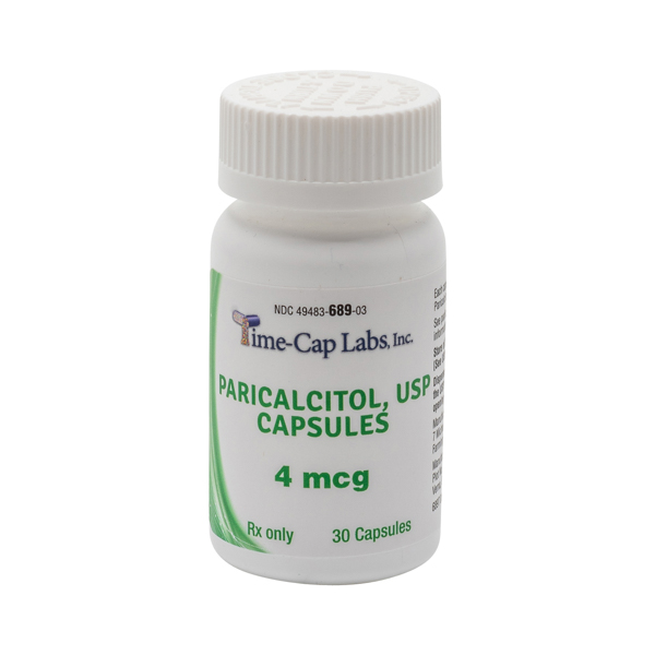 Rx Item-Paricalcitol 4MCG 30 Cap by Time Cap Labs Pharma USA Gen Zemplar