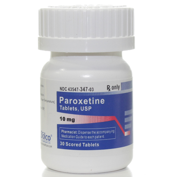 Rx Item-Paroxetine 10MG 30 Tab by Solco Pharma USA Gen Paxil