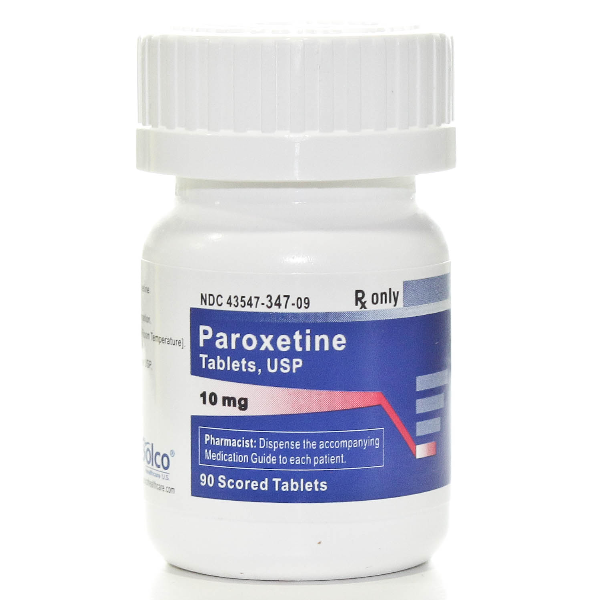 Rx Item-Paroxetine 10MG 90 TAB-Cool Store- by Solco Pharma USA Gen Paxil
