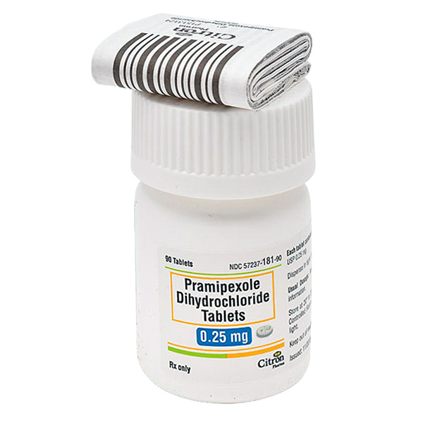 Rx Item-Pramipexole 0.25MG 90 Tab by Rising Pharma USA Gen Mirapex