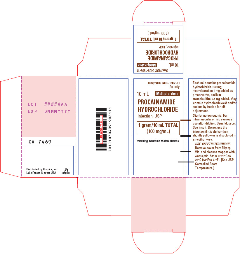 Rx Item-Procainamide 100MG/ML 25X10 ML Vial by Pfizer Pharma