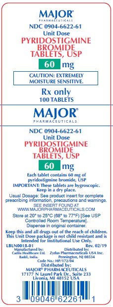Rx Item-Pyridostigmine Bromide 60MG 100 Tab by Major Pharma USA Gen ...