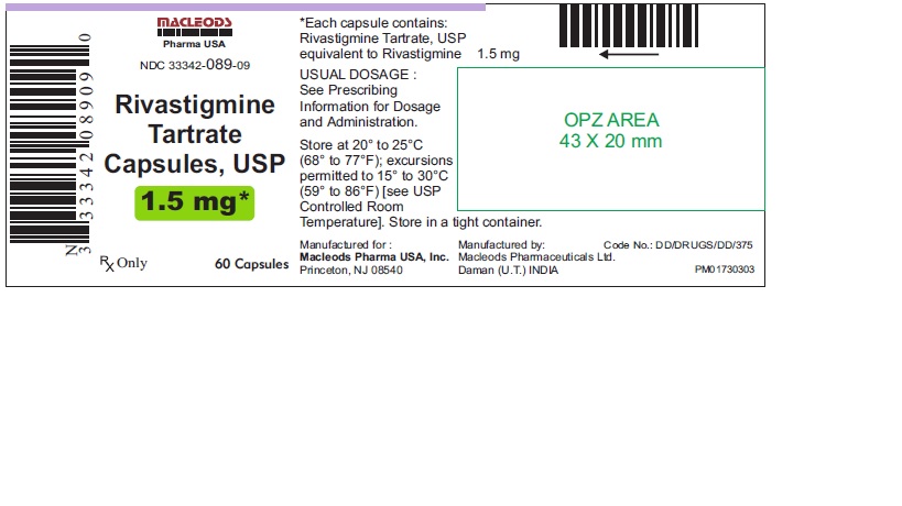 Rx Item-Rivastigmine 1.5Mg 60 Cap-Cool Store- By Macleods Pharma Usa ...