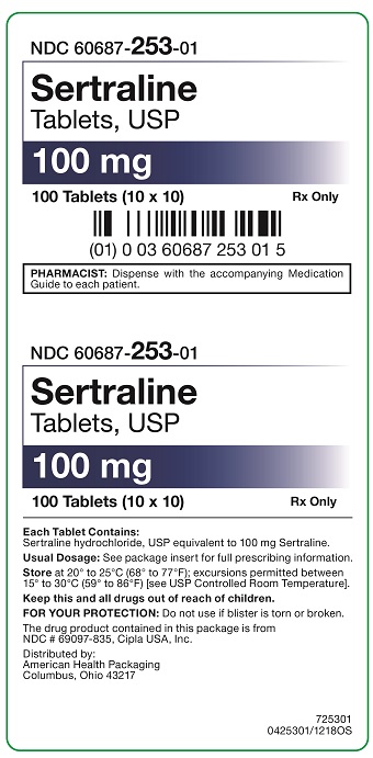 Rx Item-Sertraline 100MG 100 Tab by American Health Packaging USA Gen ...