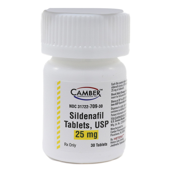 Rx Item-Sildenafil 25Mg 30 Tab By Camber Pharma USA Gen Viagra