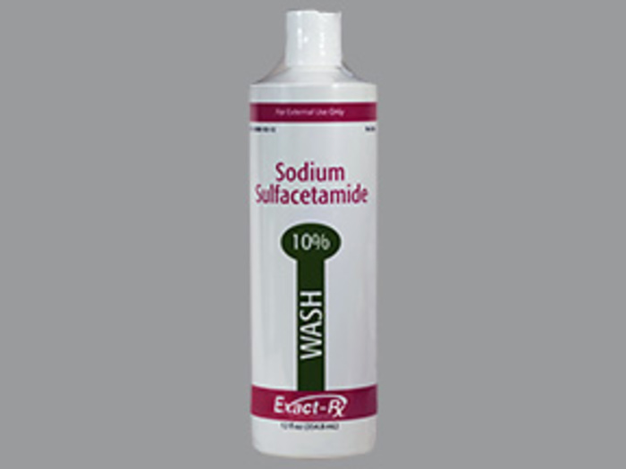 Rx Item-Sodium Sulfcetamide 10% 12 Oz Wash By Exact-Rx Pharma USA