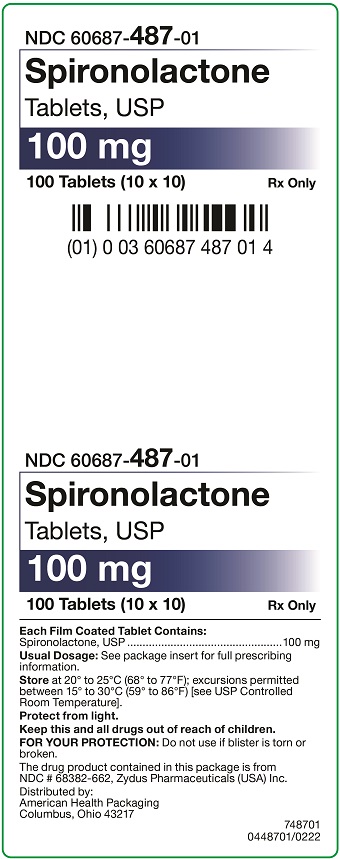 Rx Item-Spironola AHP 100Mg 100 Tab By AHP USA UD Gen Aldactone