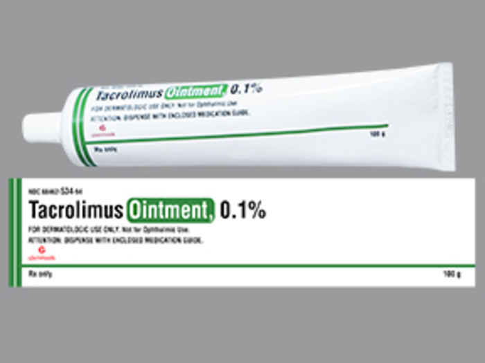 Rx Item-Tacrolimus 0.1% 100 Gm Ointment By Glenmark Pharma USA