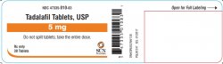 Rx Item-Tadalafil 5MG 30 Tab by Sun Pharma USA Gen Cialis