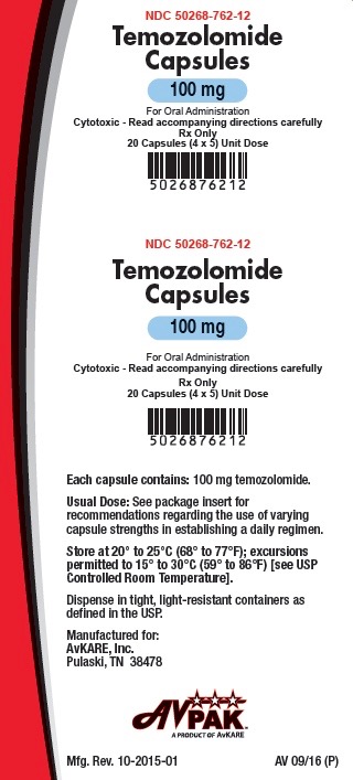 Rx Item-Temozolomide 100Mg 20 Cap By Avkare Pharma USA Gen Temodar