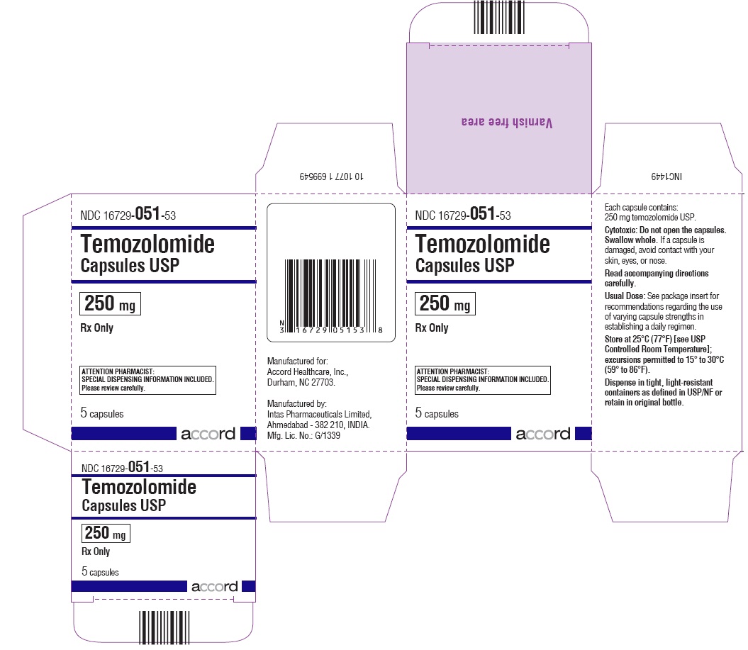 Rx Item-Temozolomide 250Mg 5 Cap By Accord Healthcare USA Gen Temodar