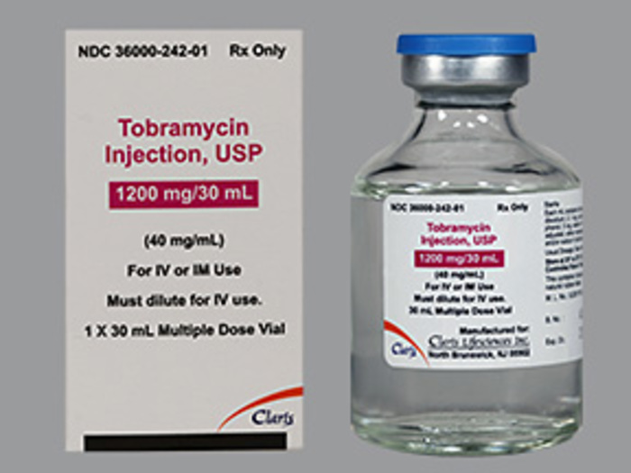 Rx Item-Tobramycin 1200Mg 30 Ml Multi Dose Vial By Baxter-Claris Pharma USA
