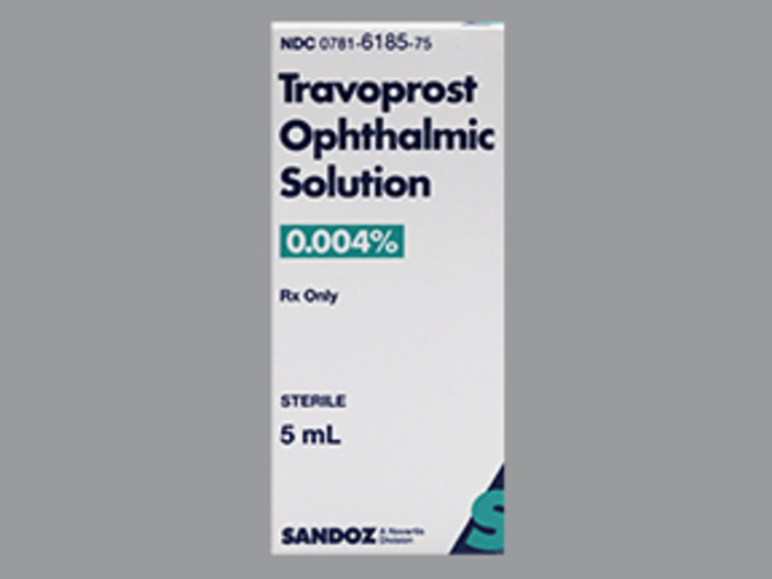 Rx Item-Travoprost 0.00004 5 Ml O/S By Sandoz Pharma USA Gen Travatan