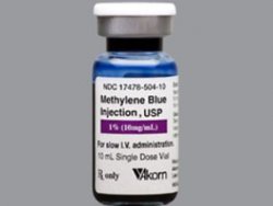 Methylene Blue Injection 10mg/mL, 10mL By Akorn