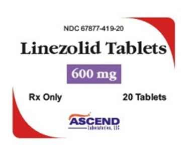 Linezolid Tab 600 MG By Ascend Laboratories LLC