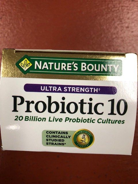 Probiotic 10 Ultra Strength 20B Capsule 30 Count Natures Bounty