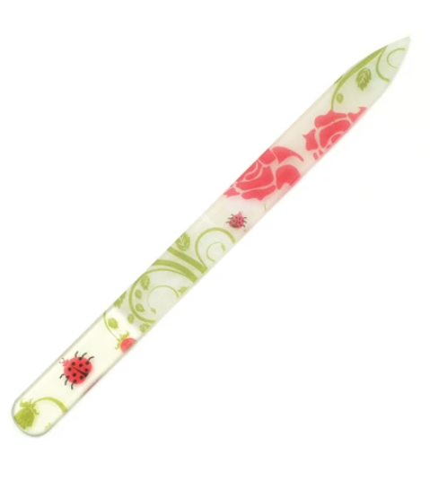 Denco Manicure Glass nail file One Each (Ladybug)