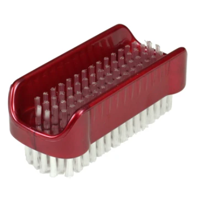 Denco Manicure Heavy duty nail brush One Each (Red)