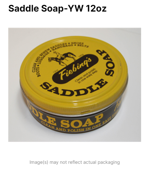Saddle Soap-YW 12oz Each By Fiebings