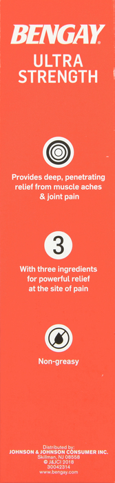 Case of 36-Bengay ULTRA STRENGTH 30%-10%-4% Cream 4 oz By J&J Consumer
