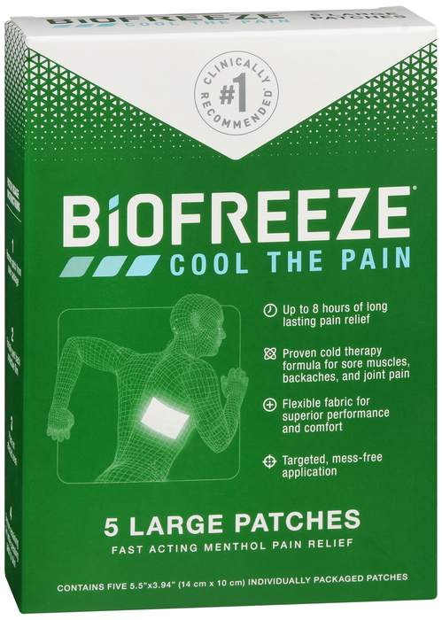 Case of 24- Biofreeze Menthol Pain Relief Gel Packets Large 5ct by RB ...