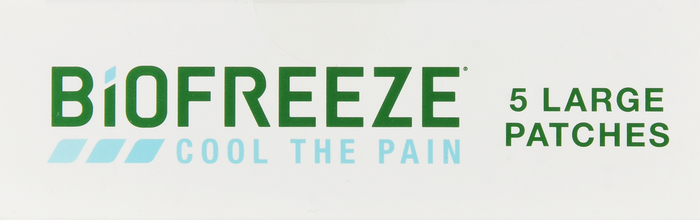 Biofreeze Menthol Pain Relief Gel Patches Large 5ct by RB Health