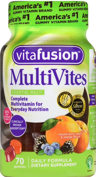 Vitafusion Multivites Gummy 70 Count By Church & Dwight
