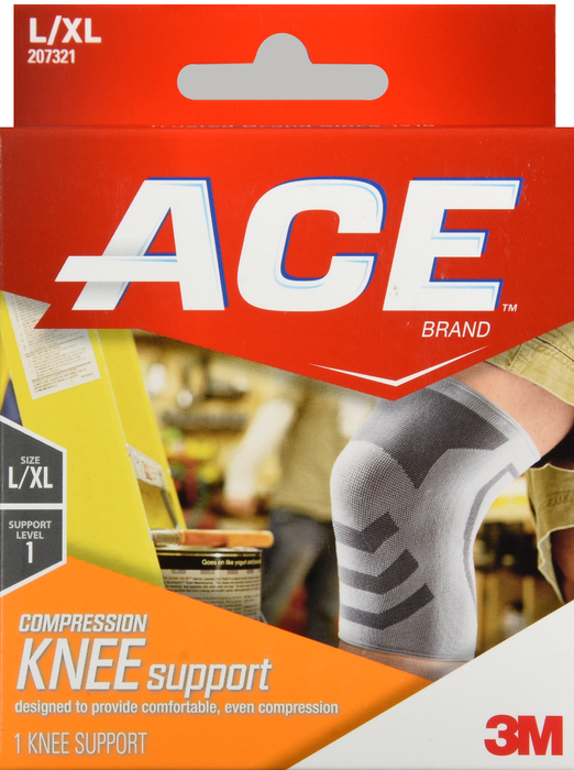 Pack of 12-Ace Knee Support Compression L/Xl Bandage By Ace 3M USA