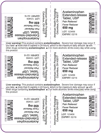 Case of 6-Acetaminophen Tab 650 mg 30 By American Health Packaging ( UD USA