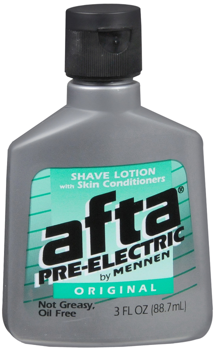 Afta Pre-Electric Lotion Regular After Shave 3 oz By Colgate Palmolive USA