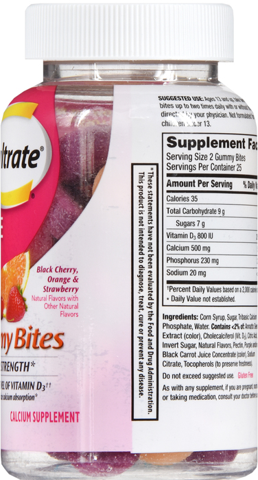 Caltrate Gummy Bites Chewable Gumybite 50 By Glaxo Smith Kline Consumer ...
