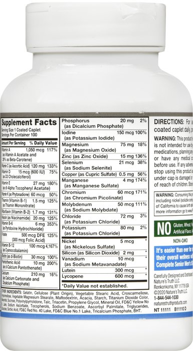 Case of 24-ABC Complete Multivitamin Senior Men's Caplets 100 By ...