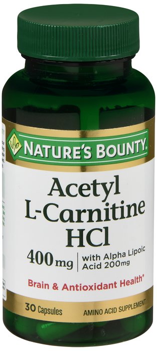 Case of 24-Acetyl L-Carnitine 400 mg Cap 30 By Nature's Bounty USA