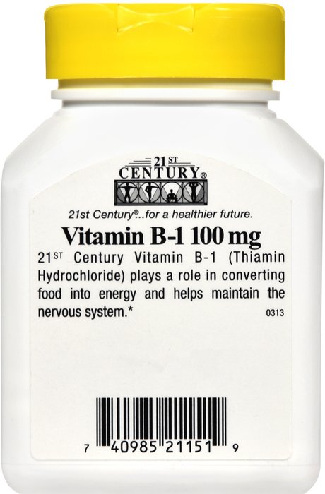 Case of 24-B1 100 mg Tab 21St Cent Tab 110 By 21st Century USA