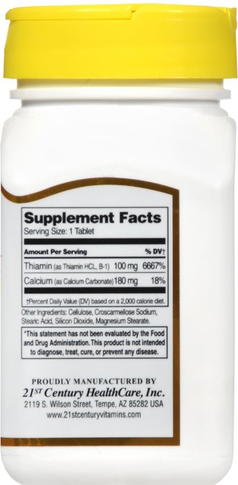 Case of 24-B1 100 mg Tab 21St Cent Tab 110 By 21st Century USA