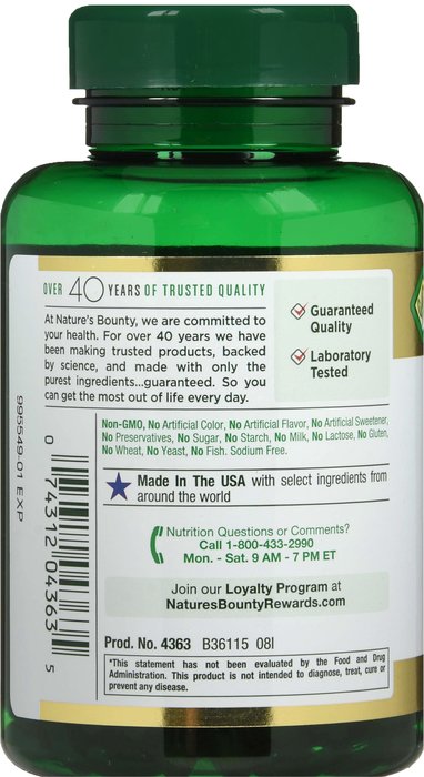 Case of 24-Cranberry Soft Gel 4200 mg 250 By Nature's Bounty USA