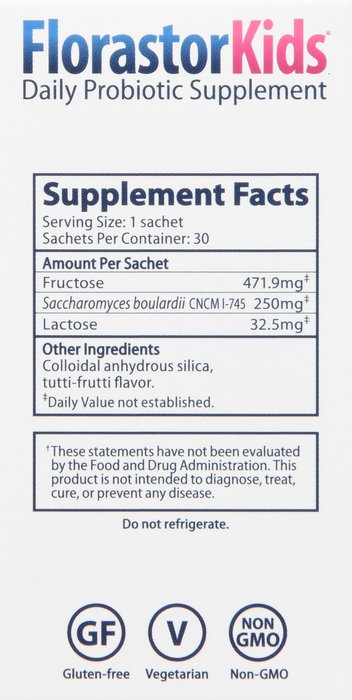 Case of 24-Florastor Kids 250 mg Powder 250 mg 30 By Biocodex Pharma ...