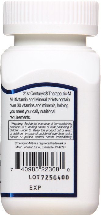 Case of 24-Therapeutic M Tab 21St Cent Tab 130 By 21st Century USA