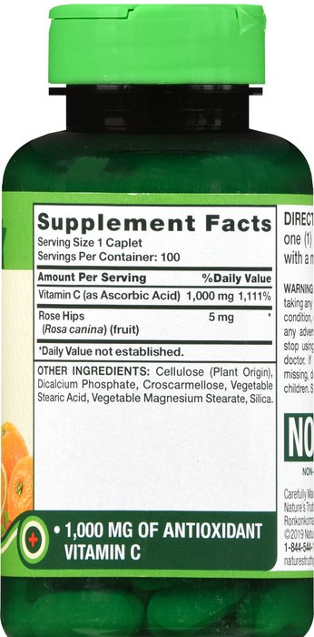 Case of 24-Vitamin C 1000 mg Tab 1000 mg N/T 100 By Rudolph Investment ...