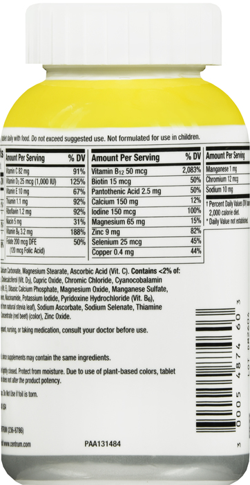 Centrum 50+ Fresh & Fruity Chewable 60 By Glaxo Smith Kline Consumer Hc USA