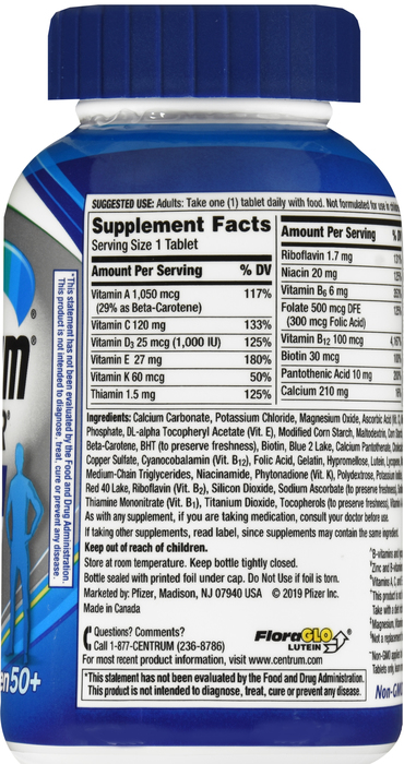 Centrum Silver Men Tab 200 By Glaxo Smith Kline Consumer Hc USA