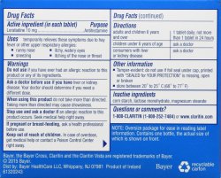 Claritin 10 Mg 24Hr Tablet 10 Mg 30 By Bayer Corp/Consumer Health USA