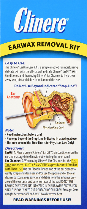 Case of 56-Clinere Ear Wax Remover Kit By Quest Products USA