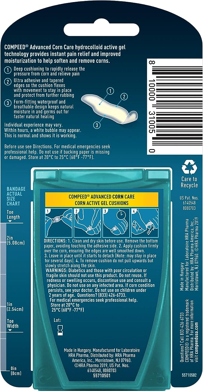 Case of 24-Compeed Corn Care Bandage Bandage 10 By Perrigo Healthcare USA