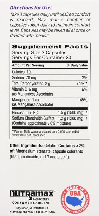 Cosamin DS Joint Health Supplement Capsule 60 By Nutramax Laboratories USA