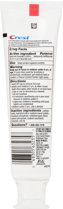 Crest Pro-Health Stages Disney Princesses 4.2oz Toothpaste By P&G