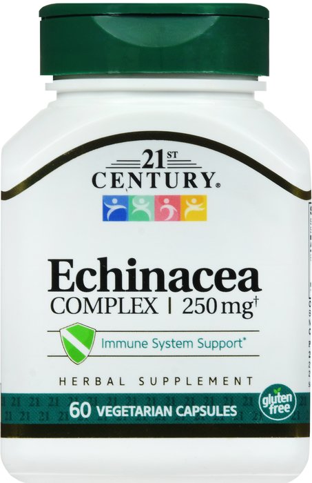 Echinacea Complex 250 mg Veg Capsule 250 mg 60 By 21st Century USA